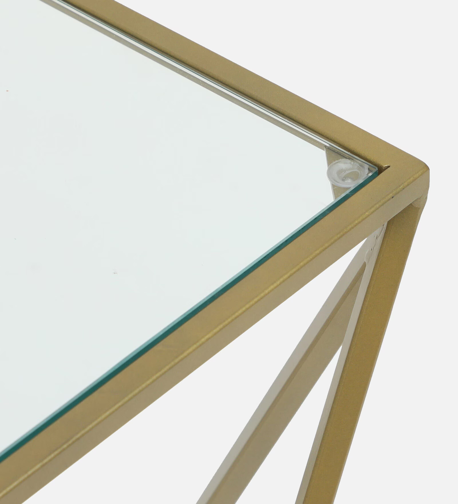 Gold Geometric Side Table – Kraft bazaar